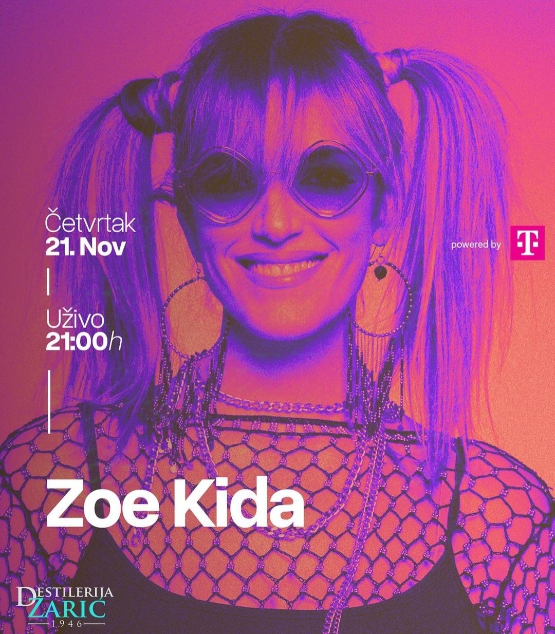 CKZ RIBNICA: Koncert Zoe Kida 21. novembra, karte u prodaji ...