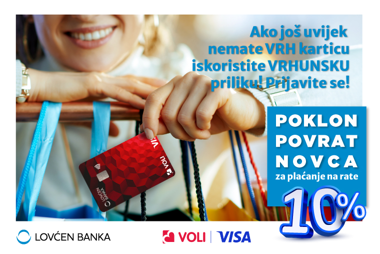 Visa Vrh kartica poklanja! - Montenegro magazin